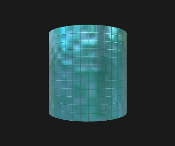 ArtStation - Blue tiles pbr | Resources