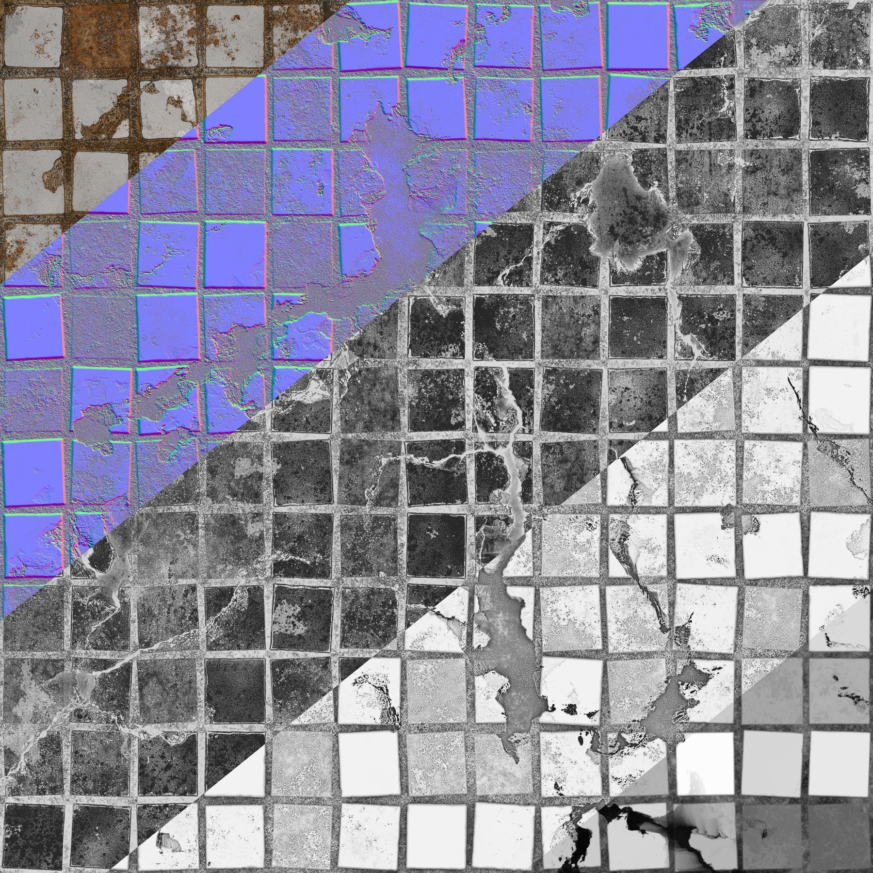 ArtStation - 33. Broken Tiles#03 | Game Assets