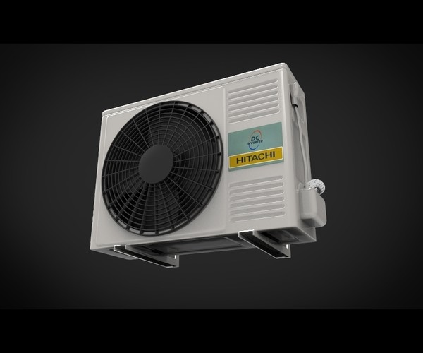 ArtStation - Air Conditioner " HITACHI DC Inverter " | Resources