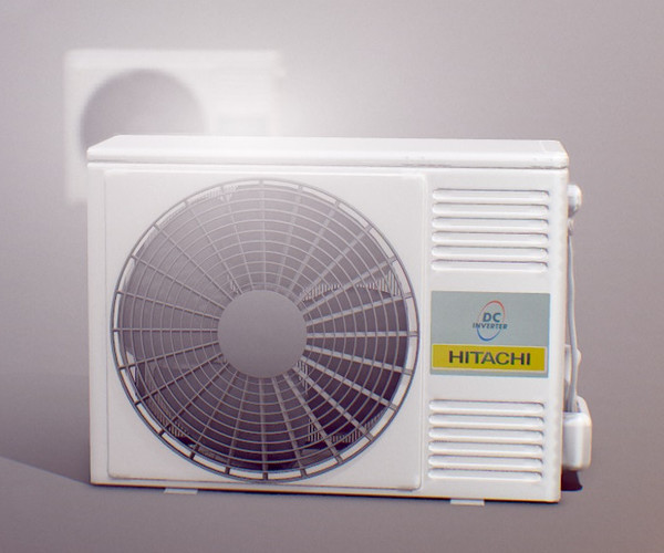 ArtStation - Air Conditioner " HITACHI DC Inverter " | Resources