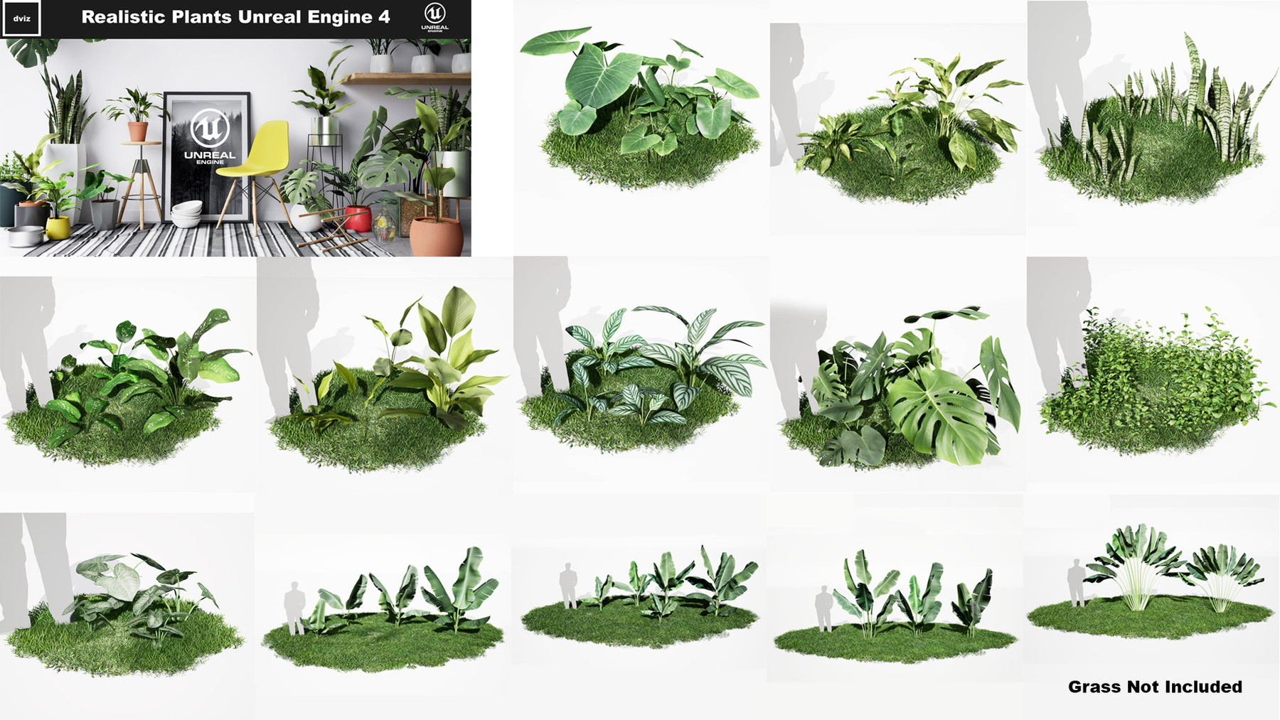 ArtStation - Realistic Plants Pack - Unreal Engine 4 | Game Assets