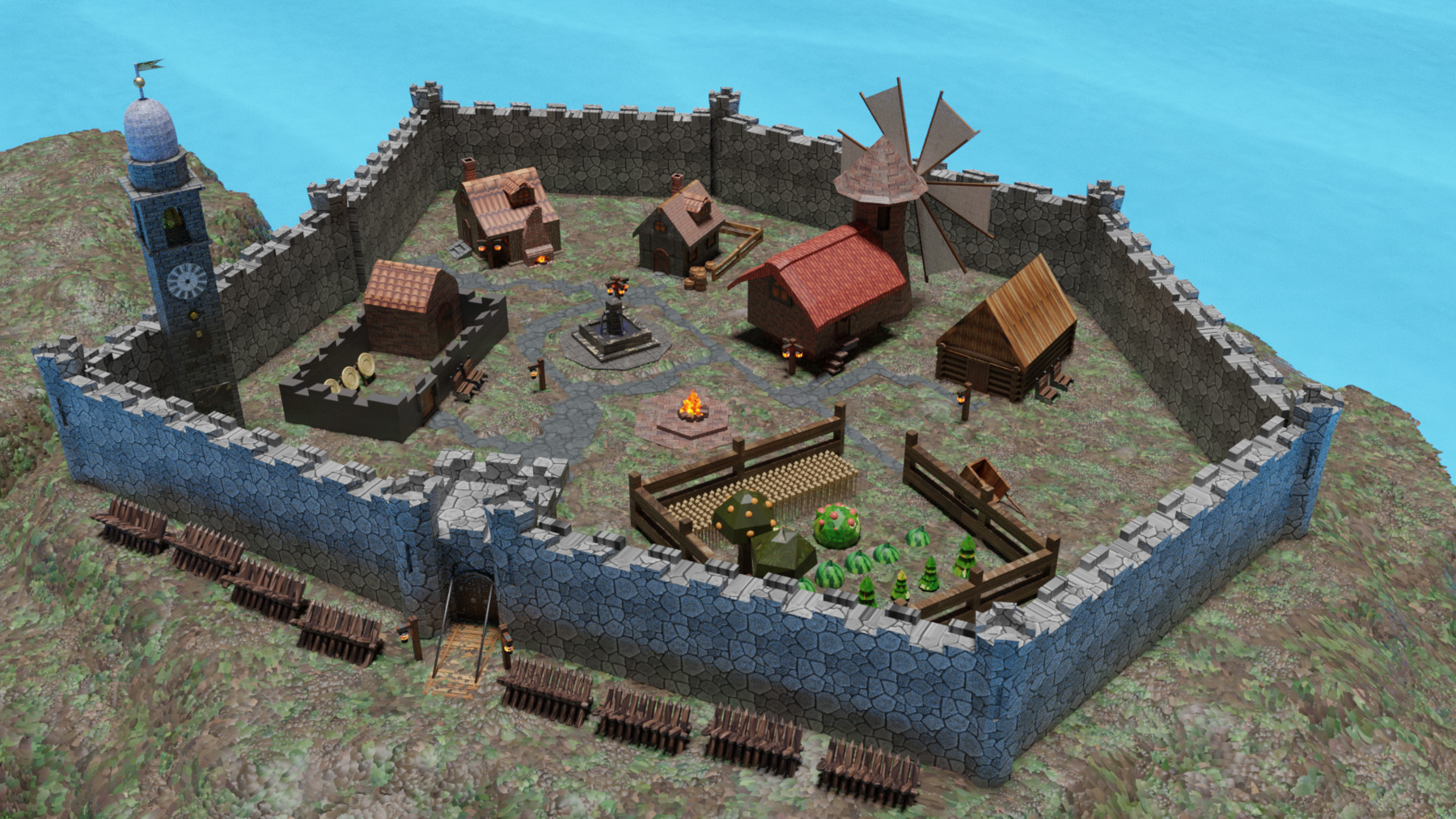 ArtStation - Old Town | Resources