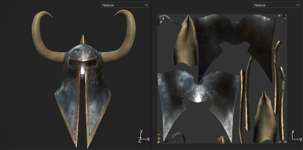 ArtStation - Helmet with horns | Resources