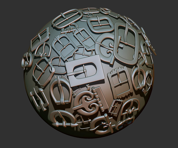 ArtStation - Belt Buckles - zBrush IMM | Brushes