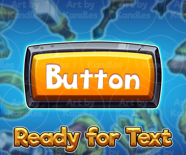 ArtStation - Cute RPG Buttons Set | Game Assets