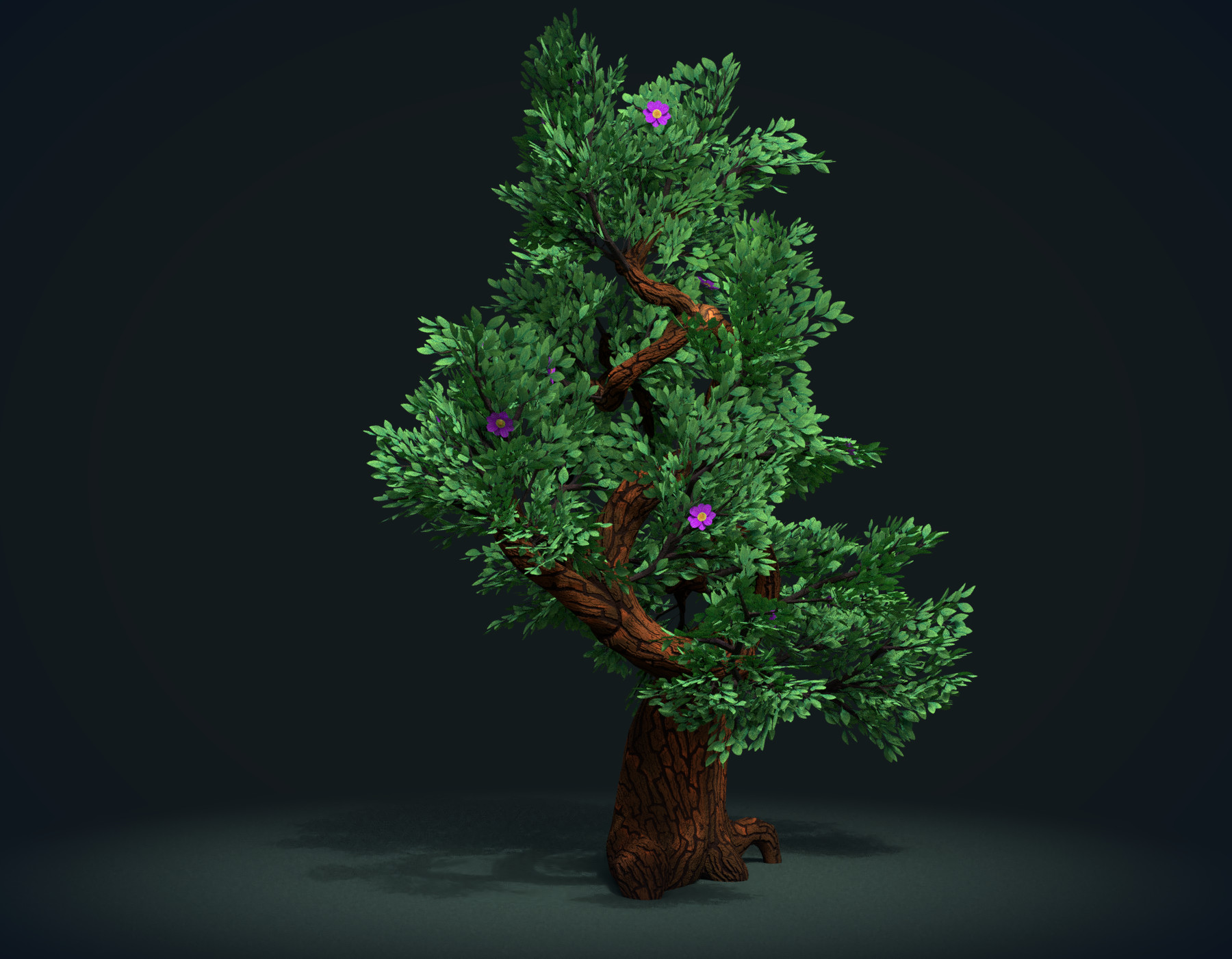 ArtStation - Tree with flowers | Resources