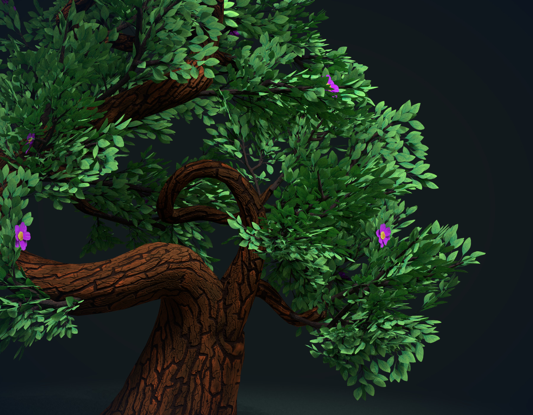 ArtStation - Tree with flowers | Resources