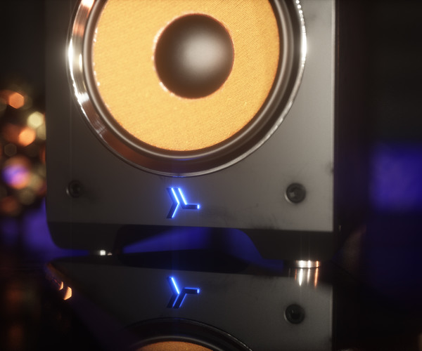 ArtStation - Studio Monitor Speakers 3D Model | Resources