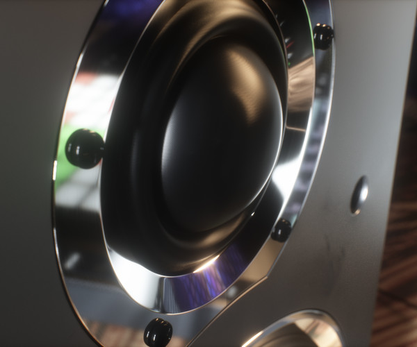 ArtStation - Studio Monitor Speakers 3D Model | Resources