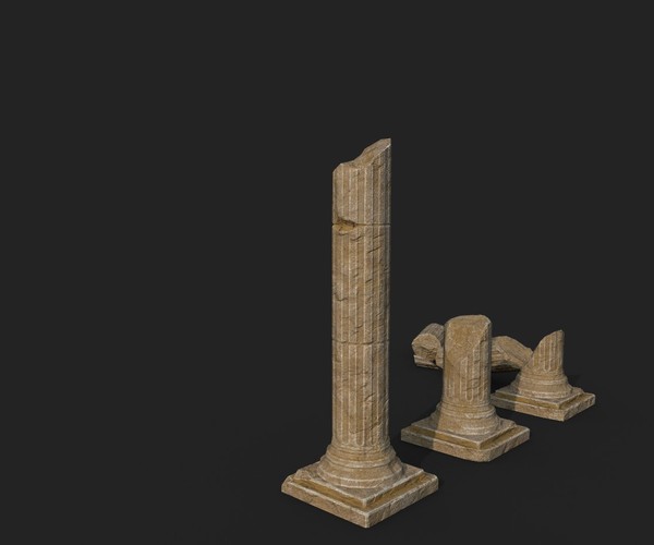 ArtStation - Broken Columns Set | Resources