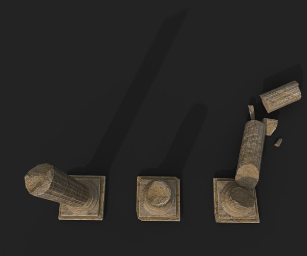 ArtStation - Broken Columns Set | Resources