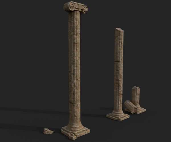 ArtStation - Broken Columns Set | Resources