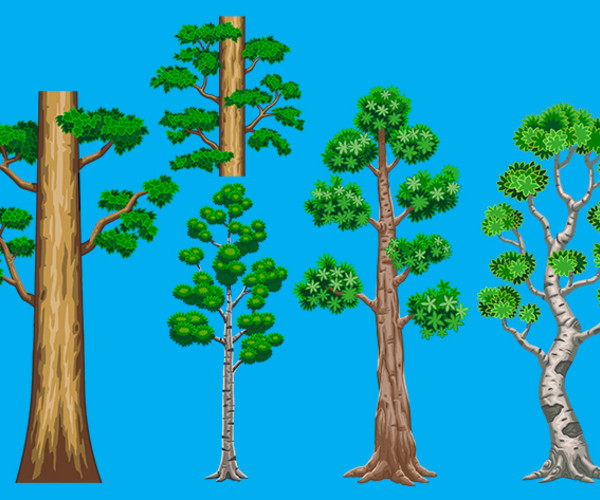 ArtStation - 2d Forest Pack | Game Assets