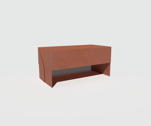 ArtStation - Origami Bench | Game Assets