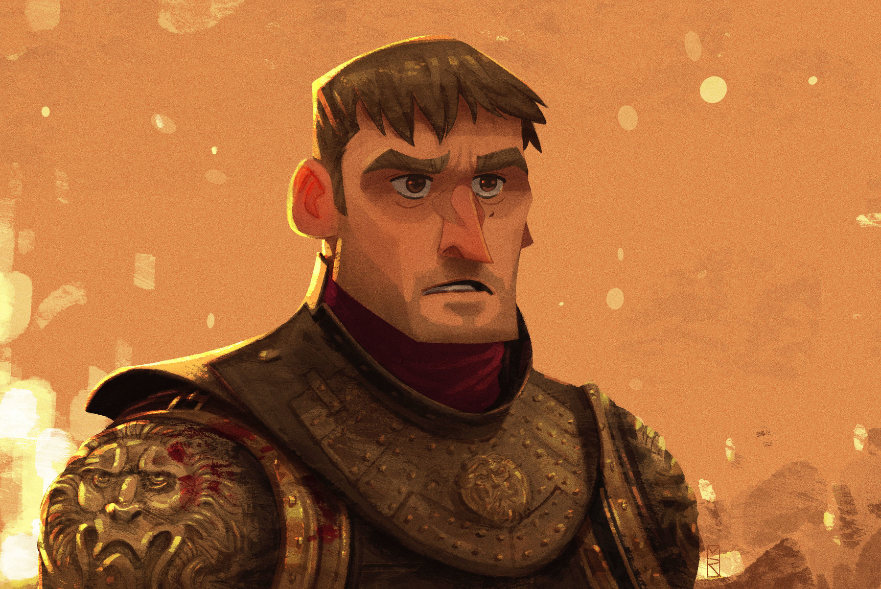 ArtStation - Kingslayer_GoT_Fan art_Printable files JPG and PNG | Artworks