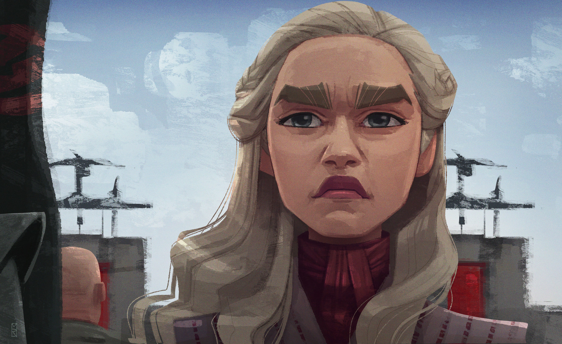 ArtStation - Daenerys Stormborn_GoT_Fan art_Printable files JPG and PNG ...