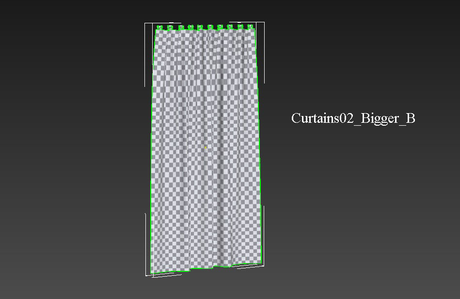 ArtStation - 3DS Max: Curtains02_Bigger | Game Assets