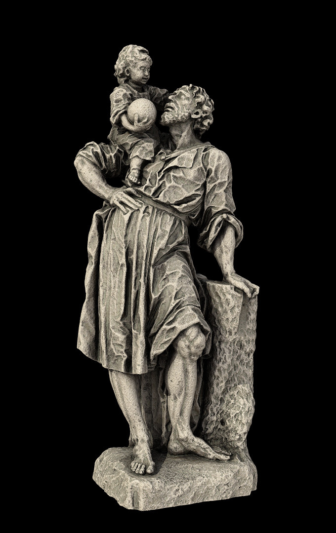 ArtStation - Saint Christopher Statue | Resources