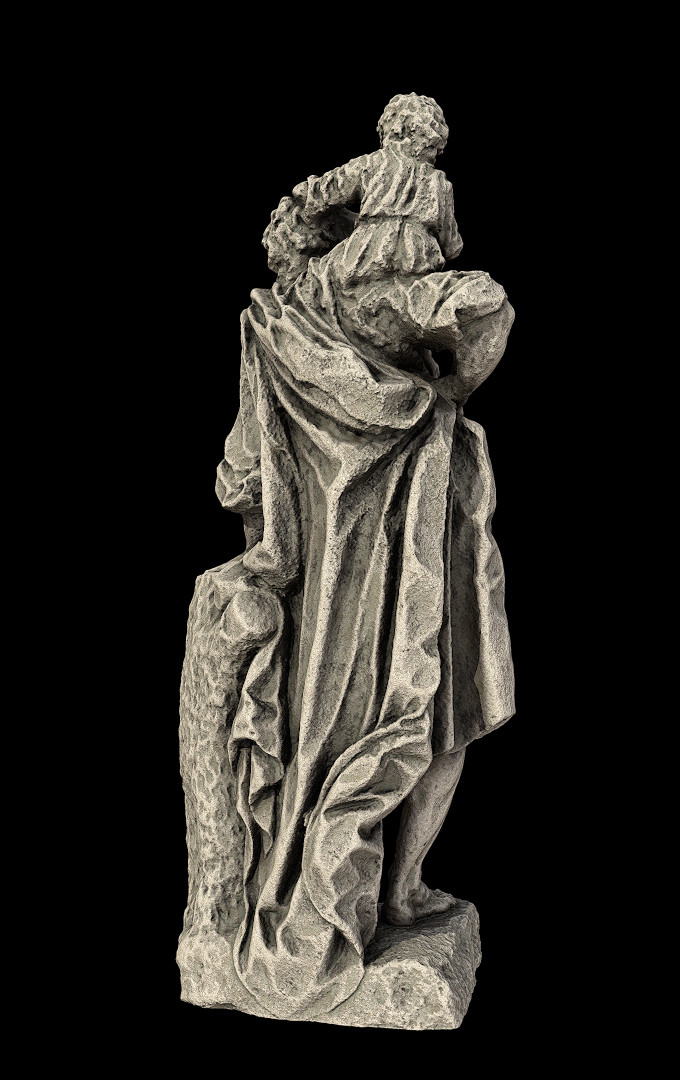 ArtStation - Saint Christopher Statue | Resources