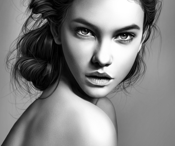 ArtStation - Portrait of Barbara Palvin | Artworks