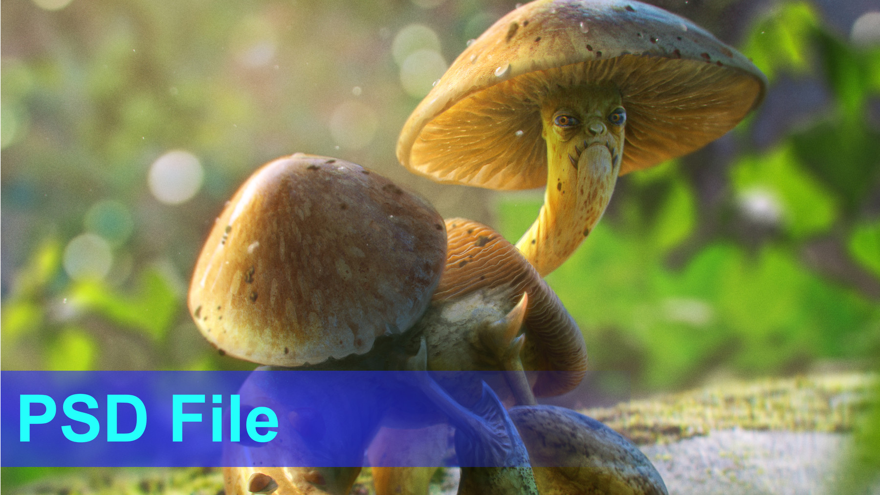 ArtStation - Mushroom creature concept - PSD | Artworks