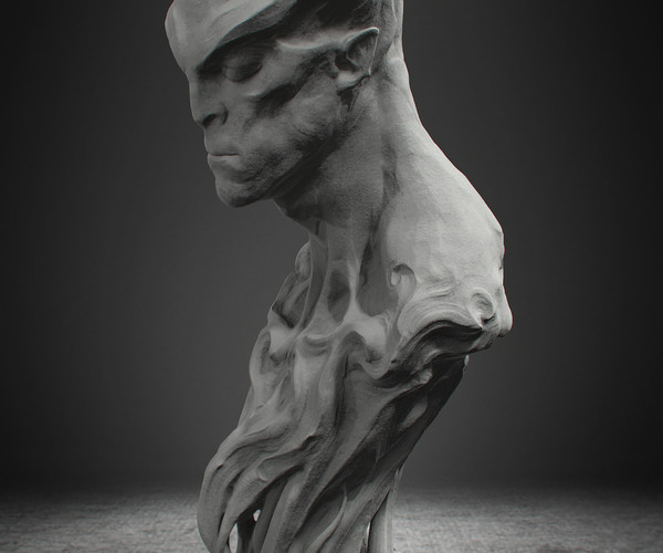 ArtStation - CALM Statue - 3D Printable | Resources