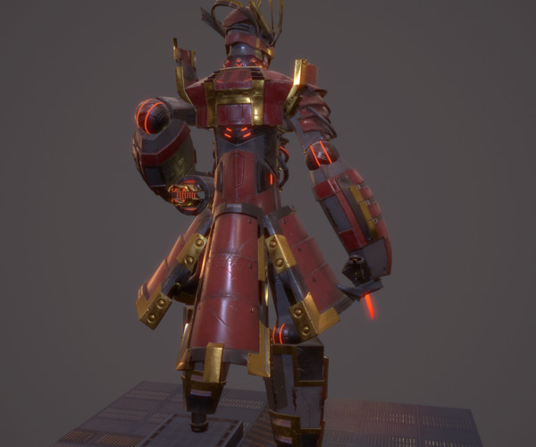 ArtStation - Samurai Mech、robot | Game Assets