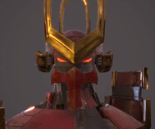 ArtStation - Samurai Mech、robot | Game Assets