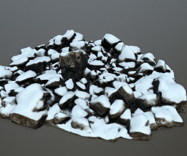 ArtStation - snow rocks | Resources