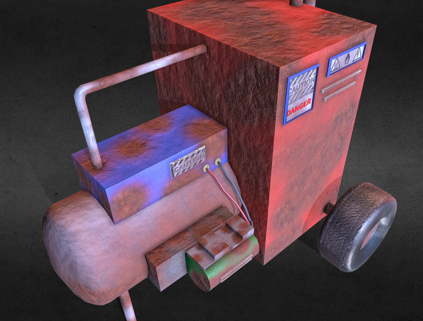 ArtStation - Old Portable Generator | Resources