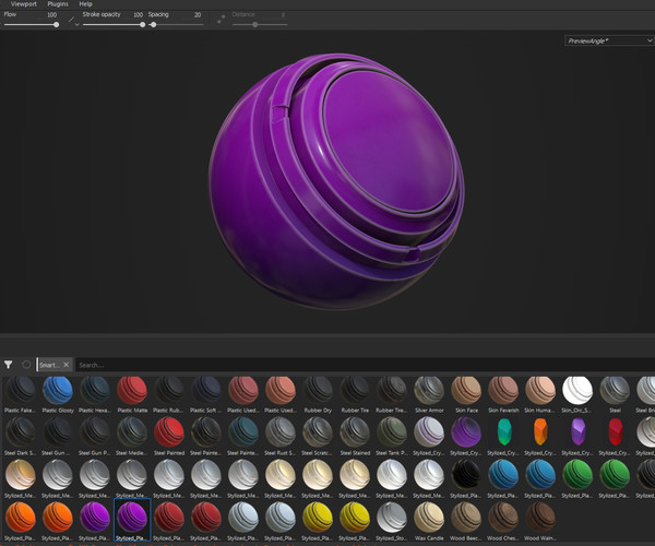 ArtStation - Stylized Plastic Smart Material Bundle v1.0 | Resources