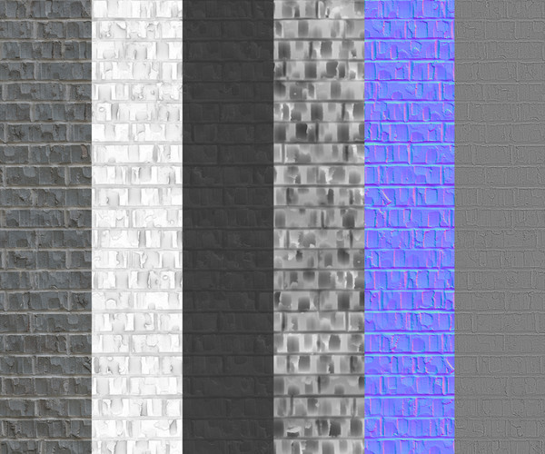 ArtStation - Brick 01 - 8K Textures | Resources