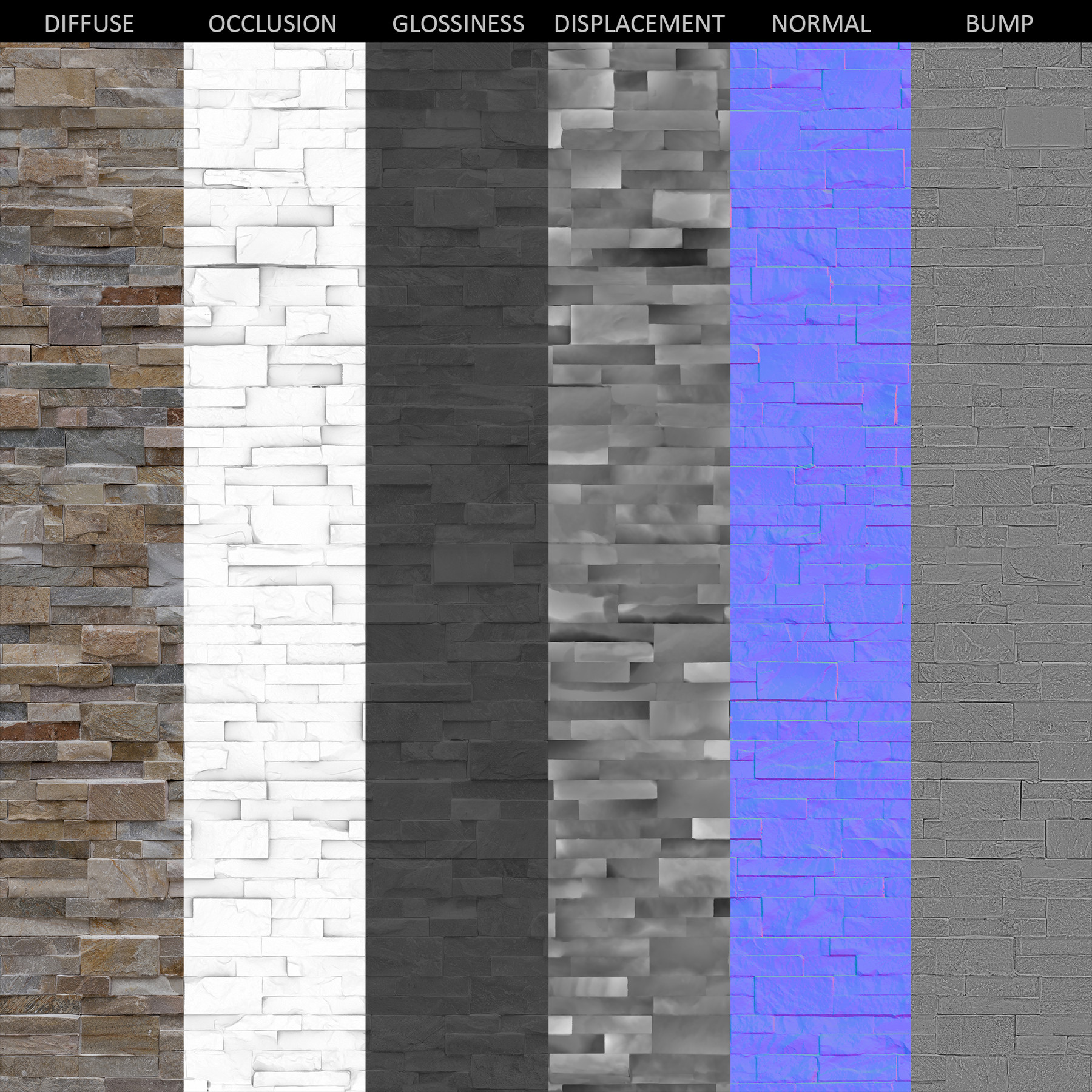ArtStation - Stone Wall 01 - 8K Textures | Resources