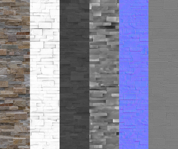ArtStation - Stone Wall 01 - 8K Textures | Resources