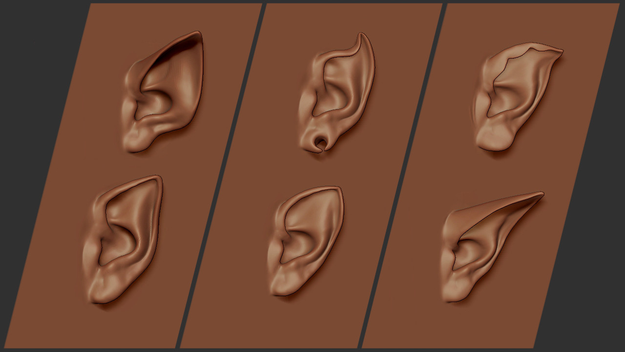 ArtStation - Ear VDM Brush | Resources