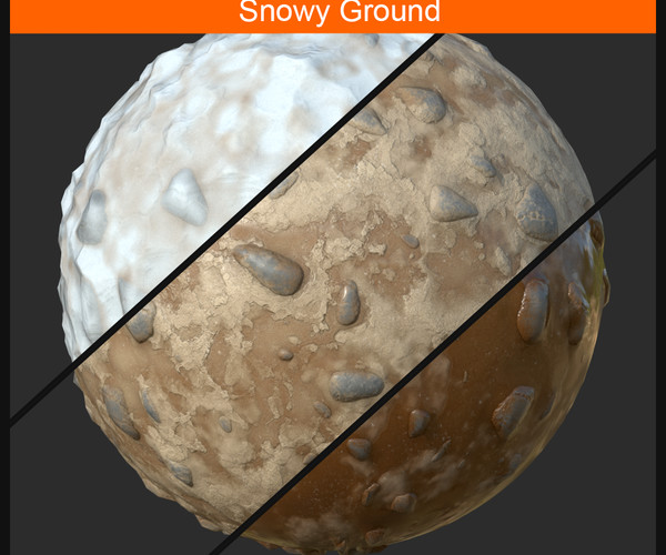 ArtStation - Substance Material: Snowy Ground | Game Assets