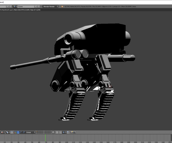 ArtStation - Assault Mech 1 | Resources