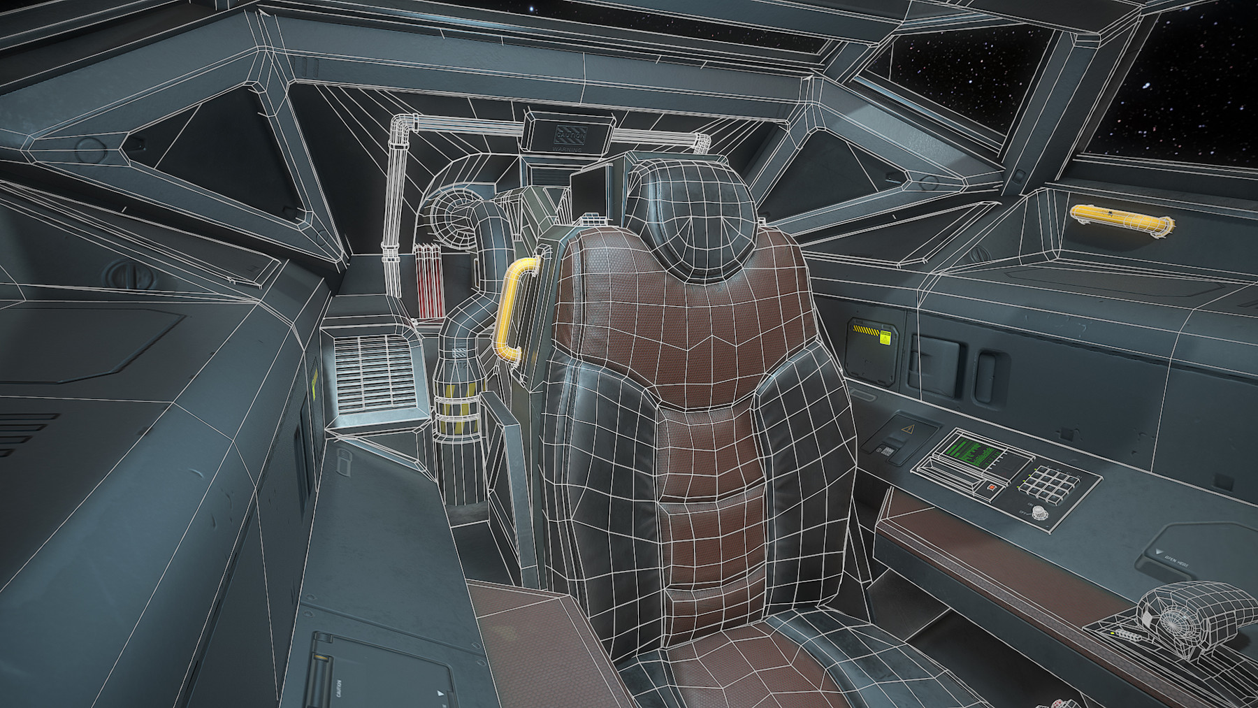 ArtStation - Stingray Sci-fi Cockpit | Resources