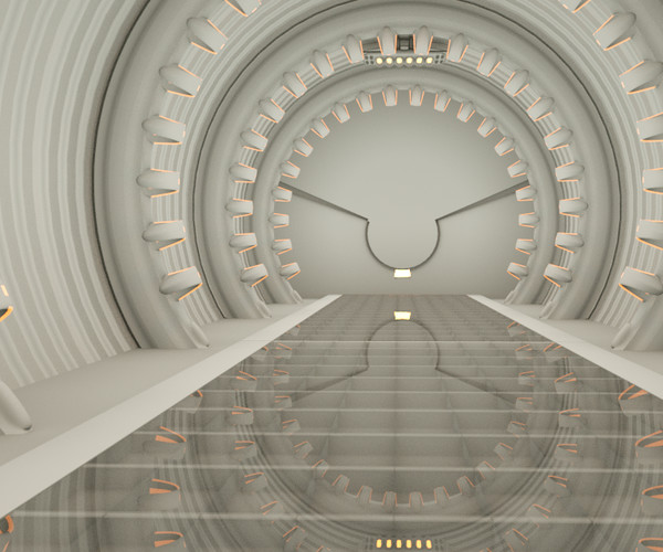 ArtStation - Spaceship Tunnel | Resources