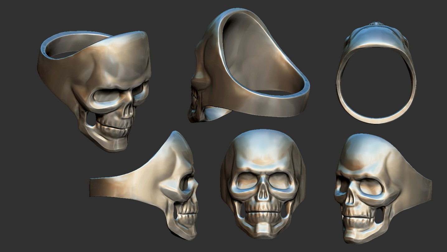 ArtStation - Dark Skull Ring | Resources