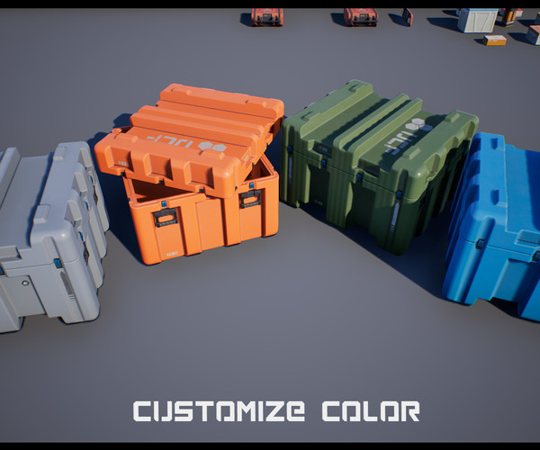 ArtStation - Sci Fi Cases Pack UE4 Unity | Game Assets