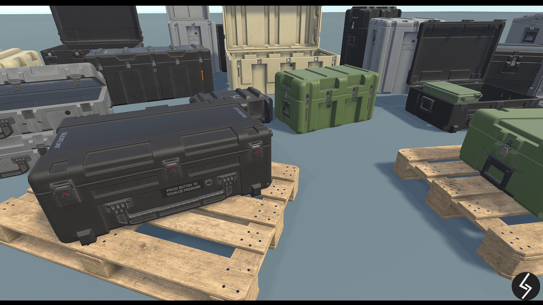ArtStation - Military Cases Pack (UE4, Unity) | Game Assets