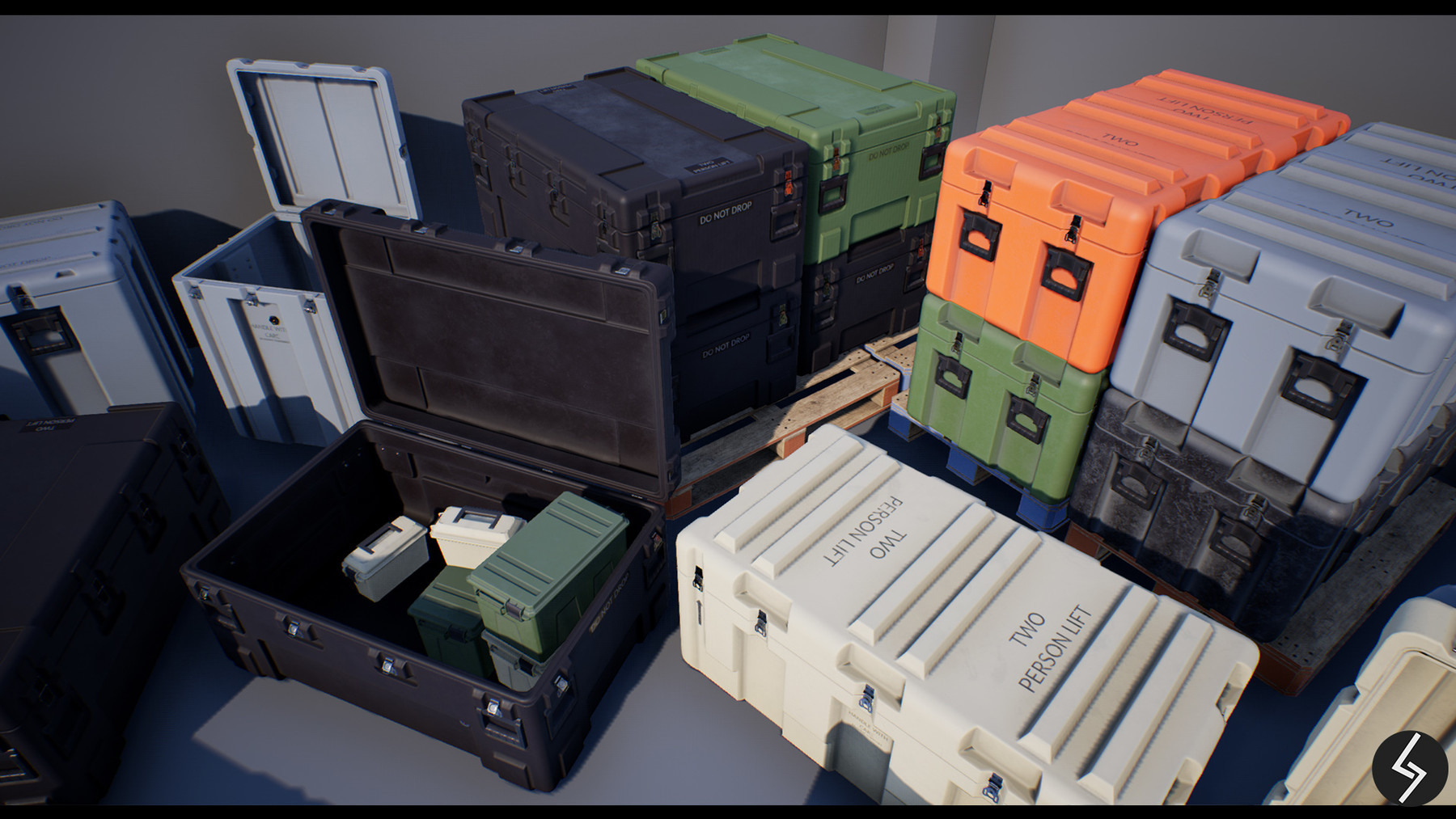 ArtStation - Military Cases Pack (UE4, Unity) | Game Assets