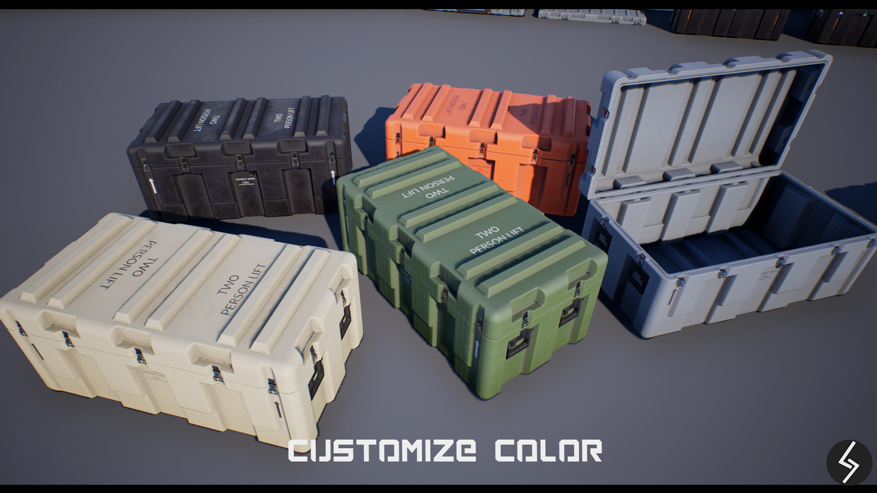 ArtStation - Military Cases Pack (UE4, Unity) | Game Assets