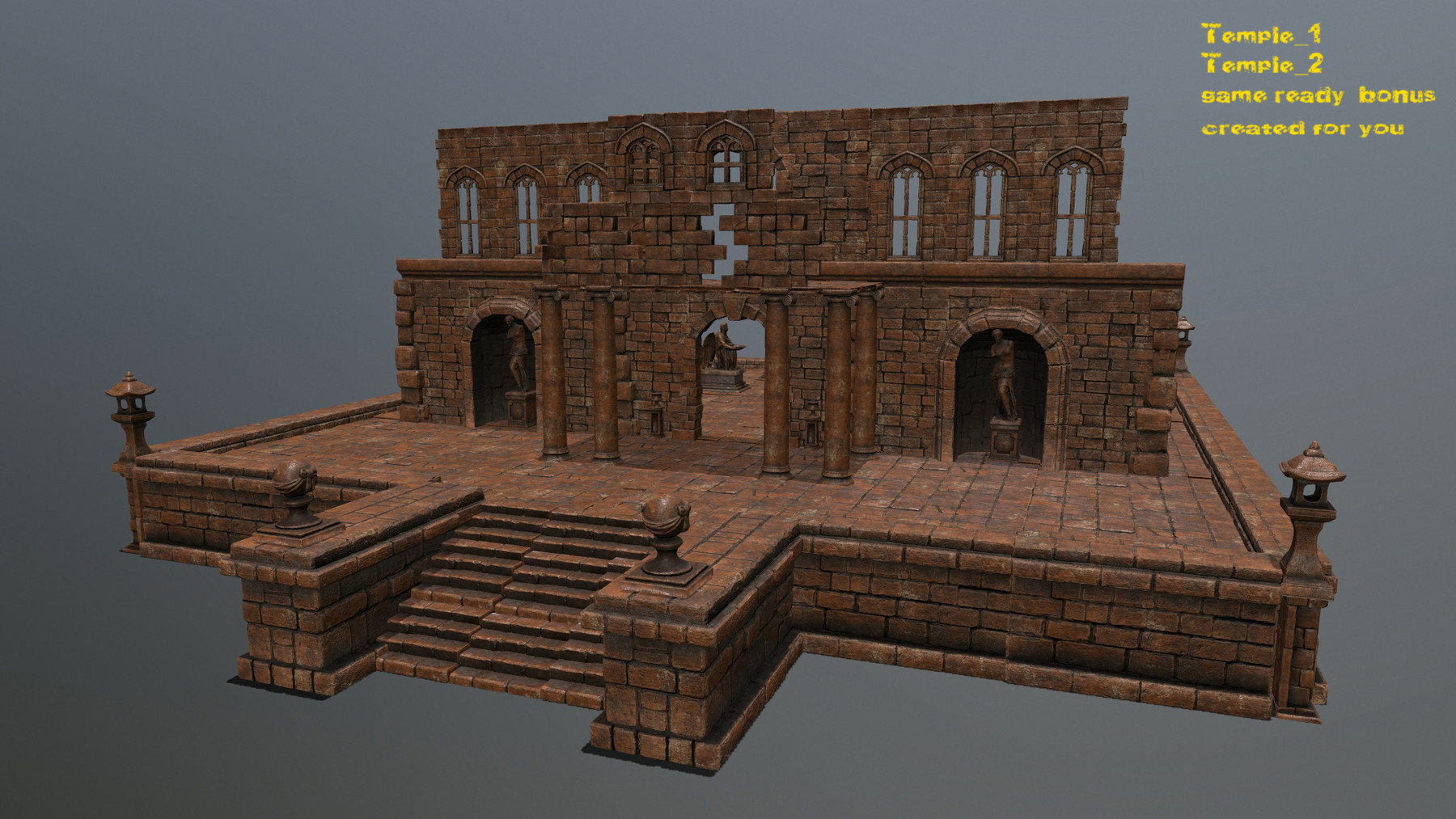 ArtStation - ruin set | Resources