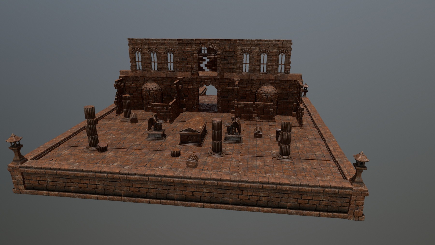 ArtStation - ruin set | Resources