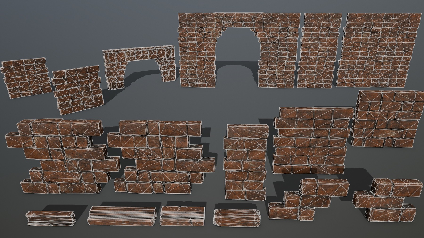 ArtStation - ruin set | Resources