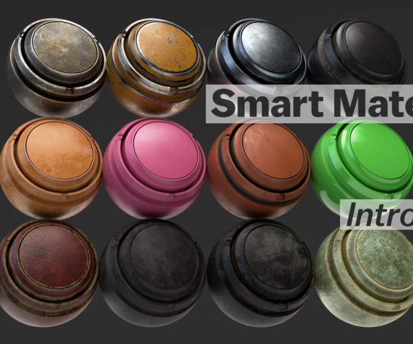 ArtStation - Smart Materials Intro 12 Pack | Resources
