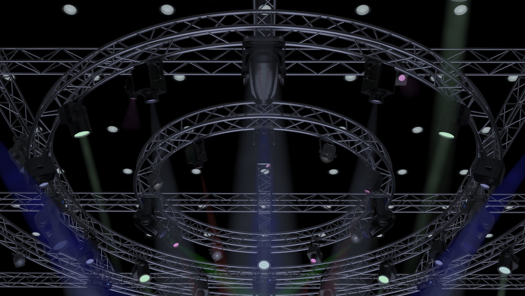 ArtStation - TV Studio Stage Truss and Lights | Resources