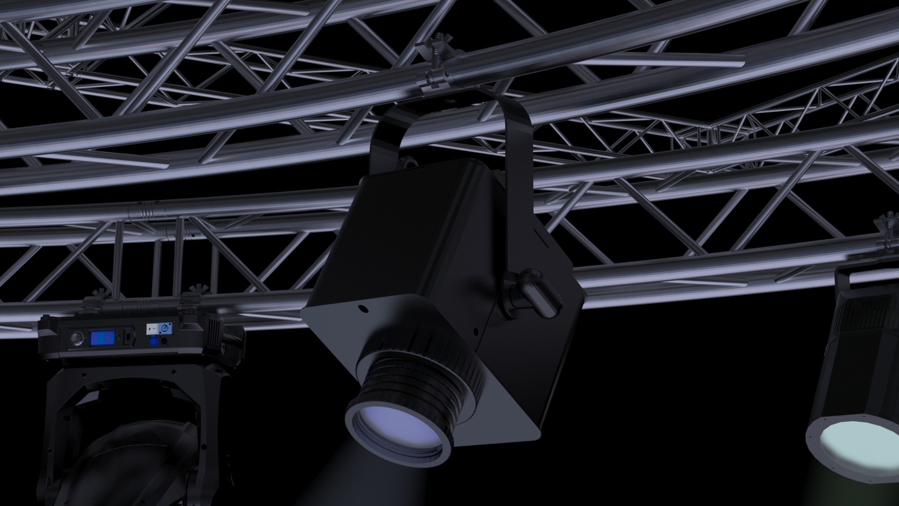 ArtStation - TV Studio Stage Truss and Lights | Resources